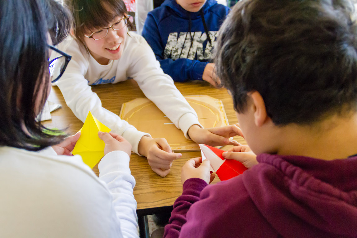 Yakumo Academy Junior High School Visits Garden Street Academy